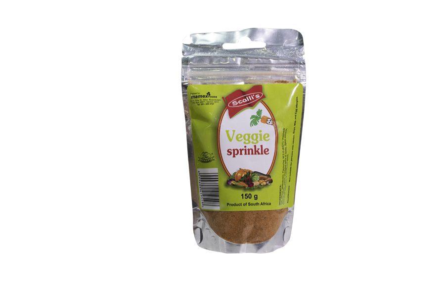 Scalli's Veggie Sprinkle 150g Doy Pack – Time To Braai